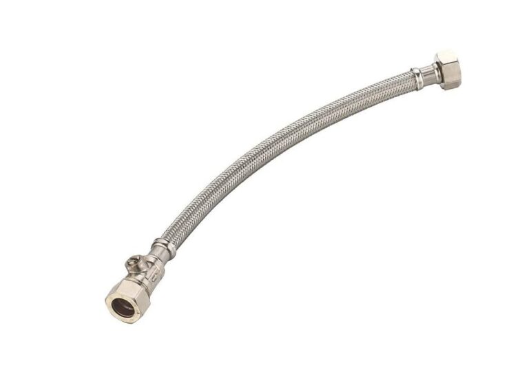 15MM X 1 2 FLEXIBLE TAP CONNECTOR WITH ISOLATING VALVE 500MM UK 15mm-x-1-2-flexible-tap-connector-with-isolating-valve-500mm-uk